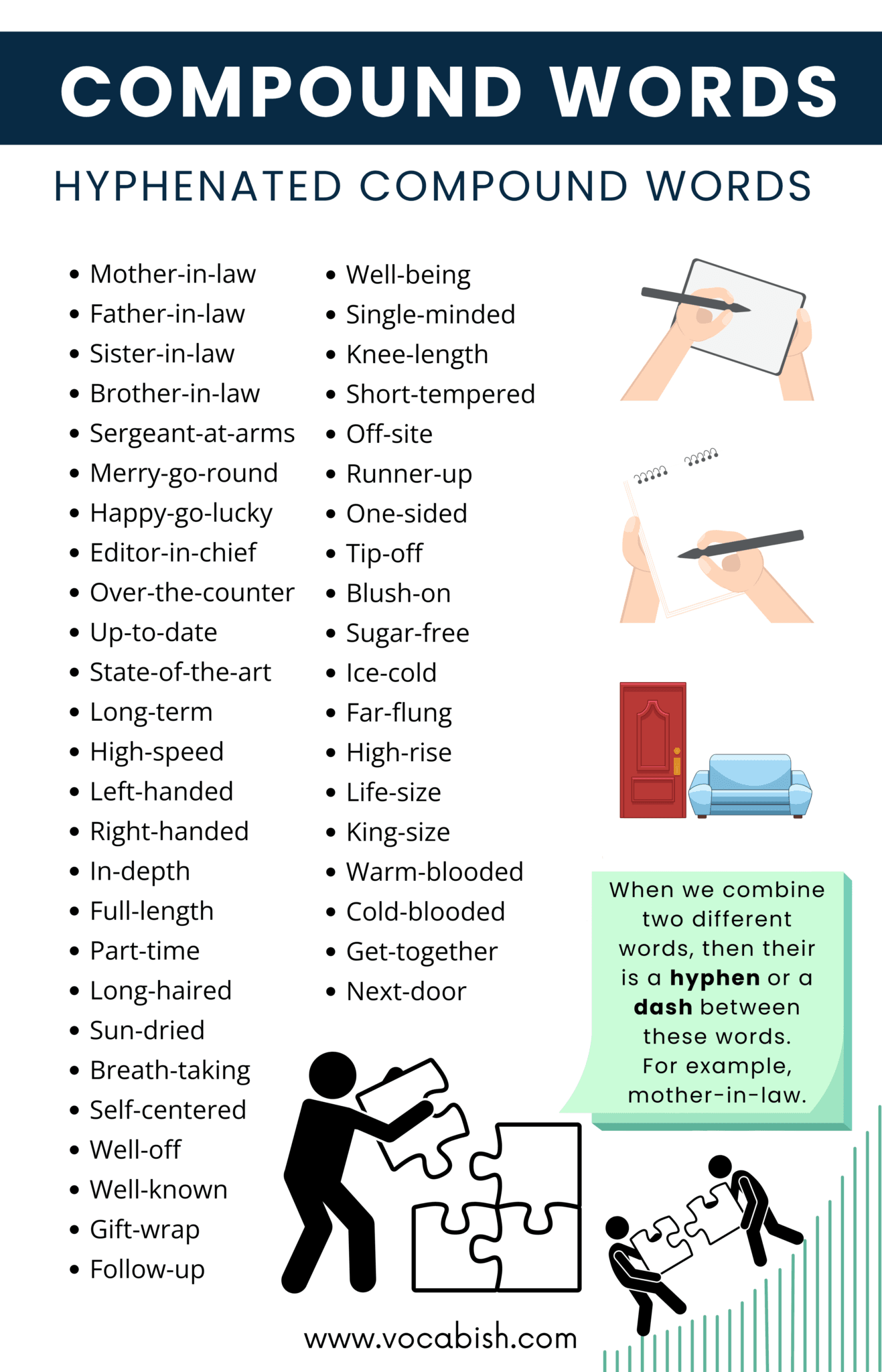 1000 Examples of Compound Words in English | Vocabish