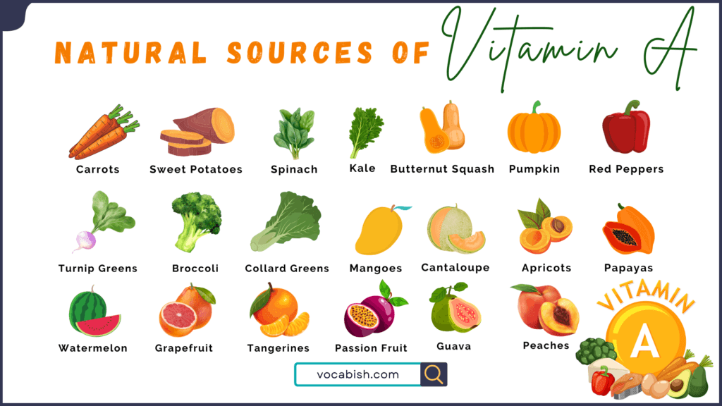 20 Vegetables and Fruits That Rich in Vitamin A | Vocabish