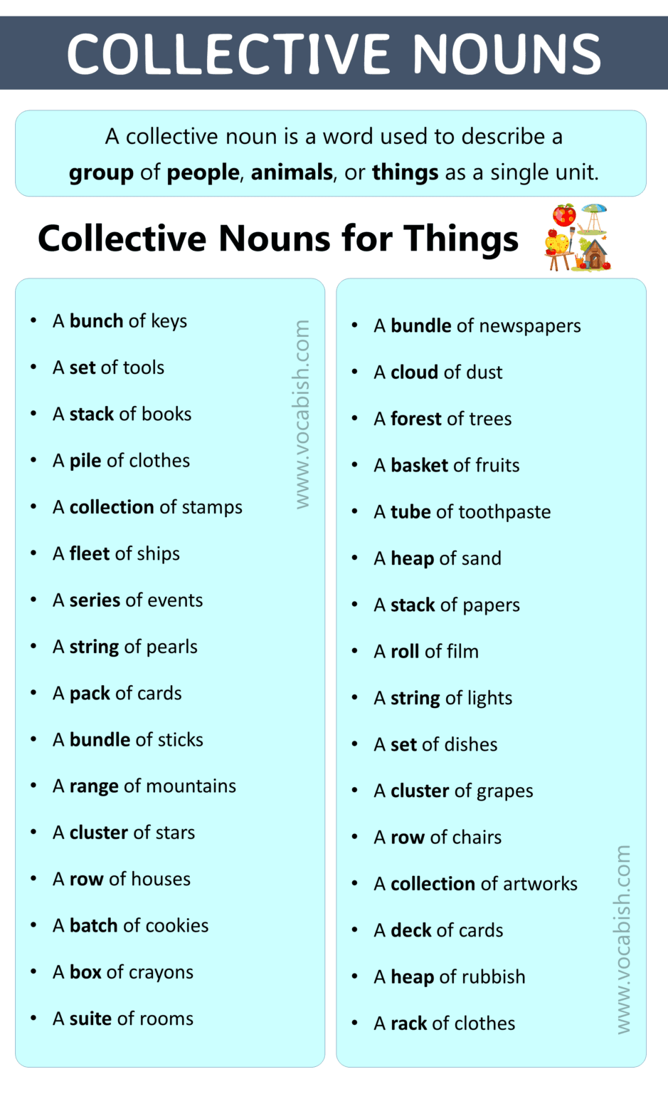 100+ Collective Nouns for People, Animals, and Things | Vocabish