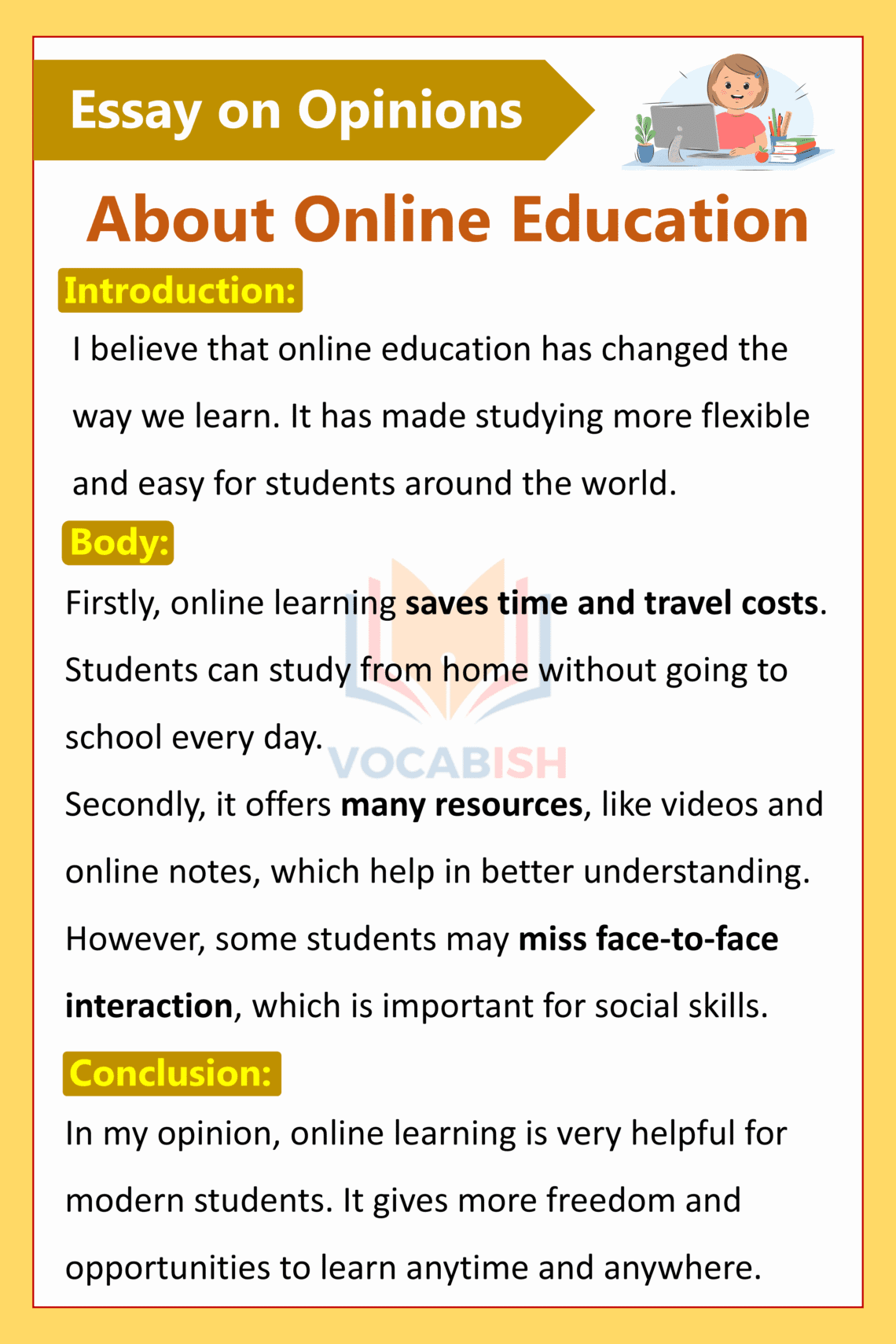 Essay on Opinions with Sample and Examples | Vocabish