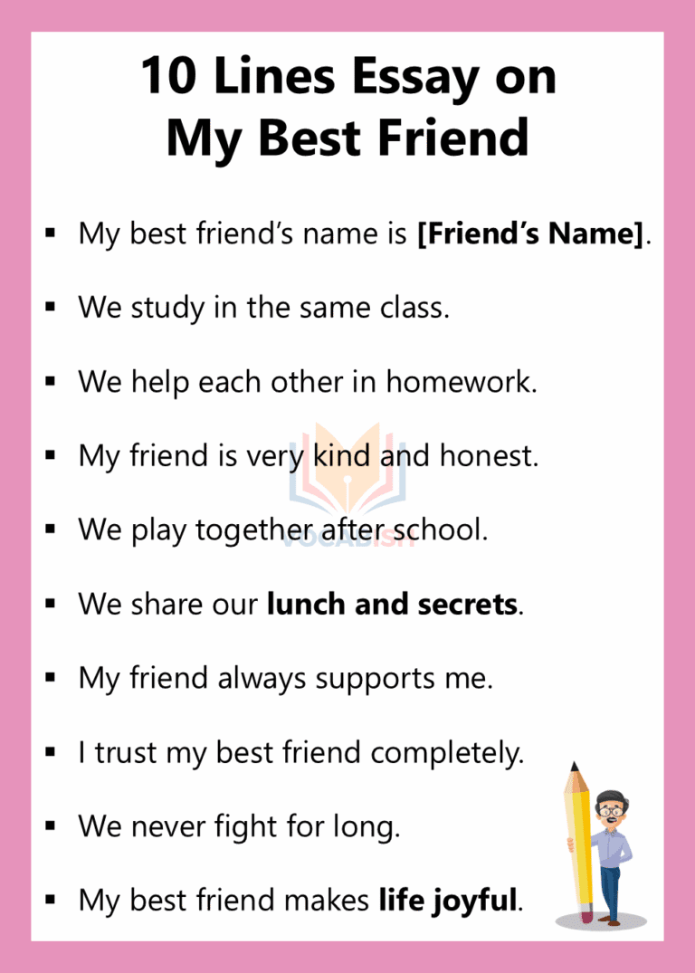 10 Lines Essay about 30 Important Topics in English with PDF | Vocabish