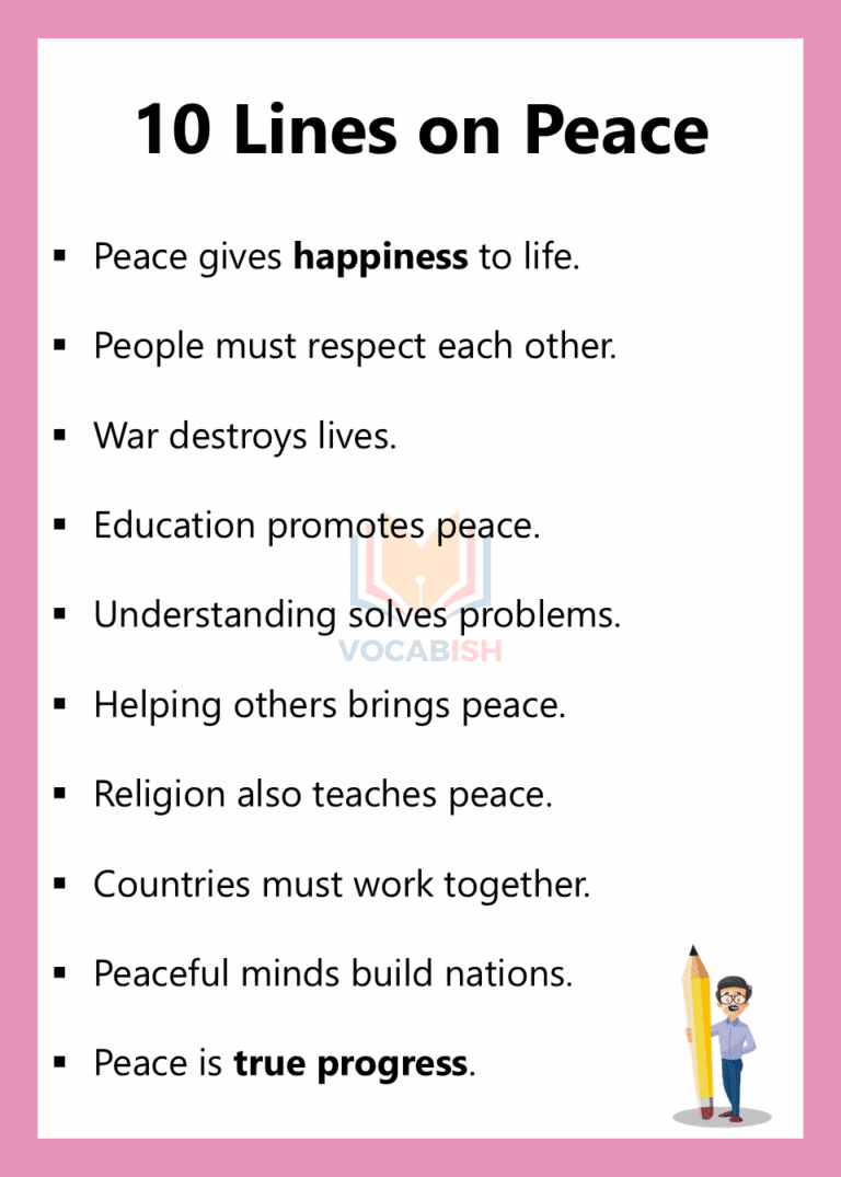 10 Lines Essay about 30 Important Topics in English with PDF | Vocabish