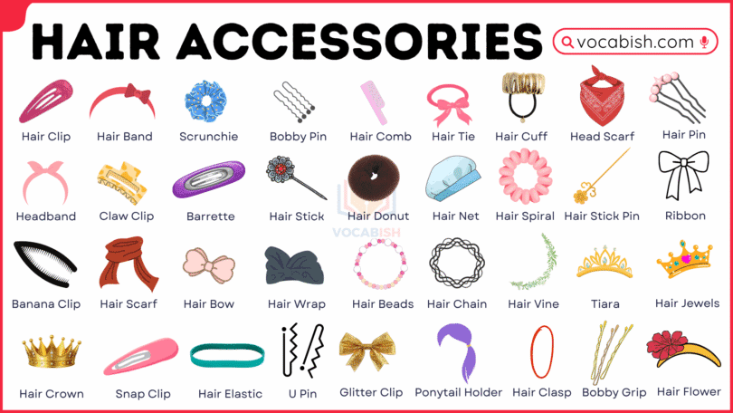 50+ Hair Accessories: Uses, Types, and Images | Vocabish