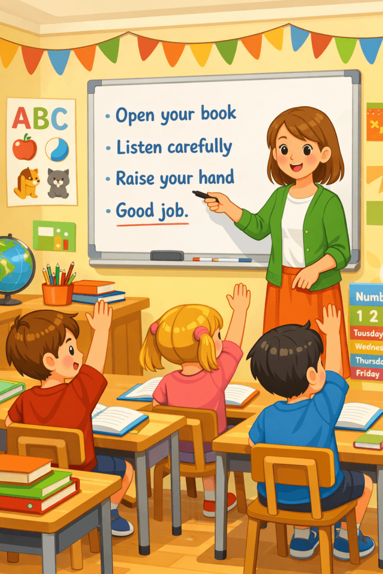 50+ Classroom Phrases for Teachers in English | Vocabish