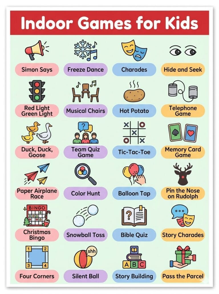Indoor Games for Kids in English with Their Pictures | Vocabish