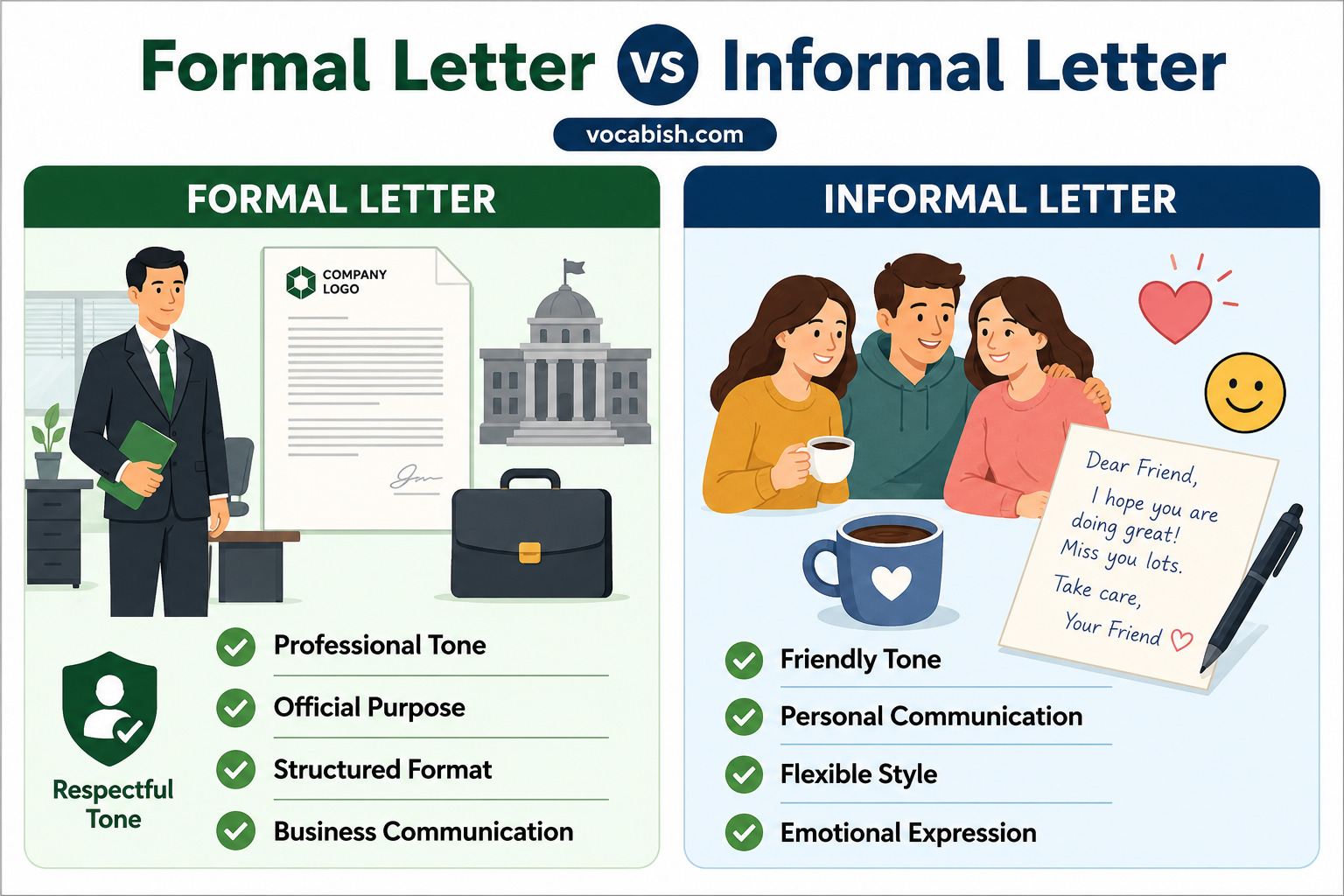 How to Write a Letter: A Complete Step-by-Step Format Guide | Vocabish